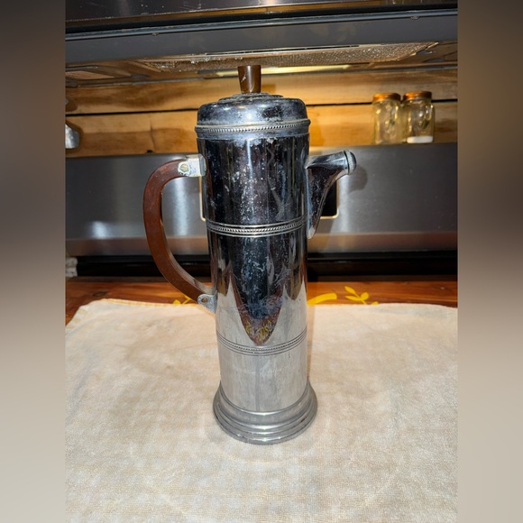 Kitchen | 193s Art Deco Farber Bros Khrome Kraft Cocktail Server Brown ...